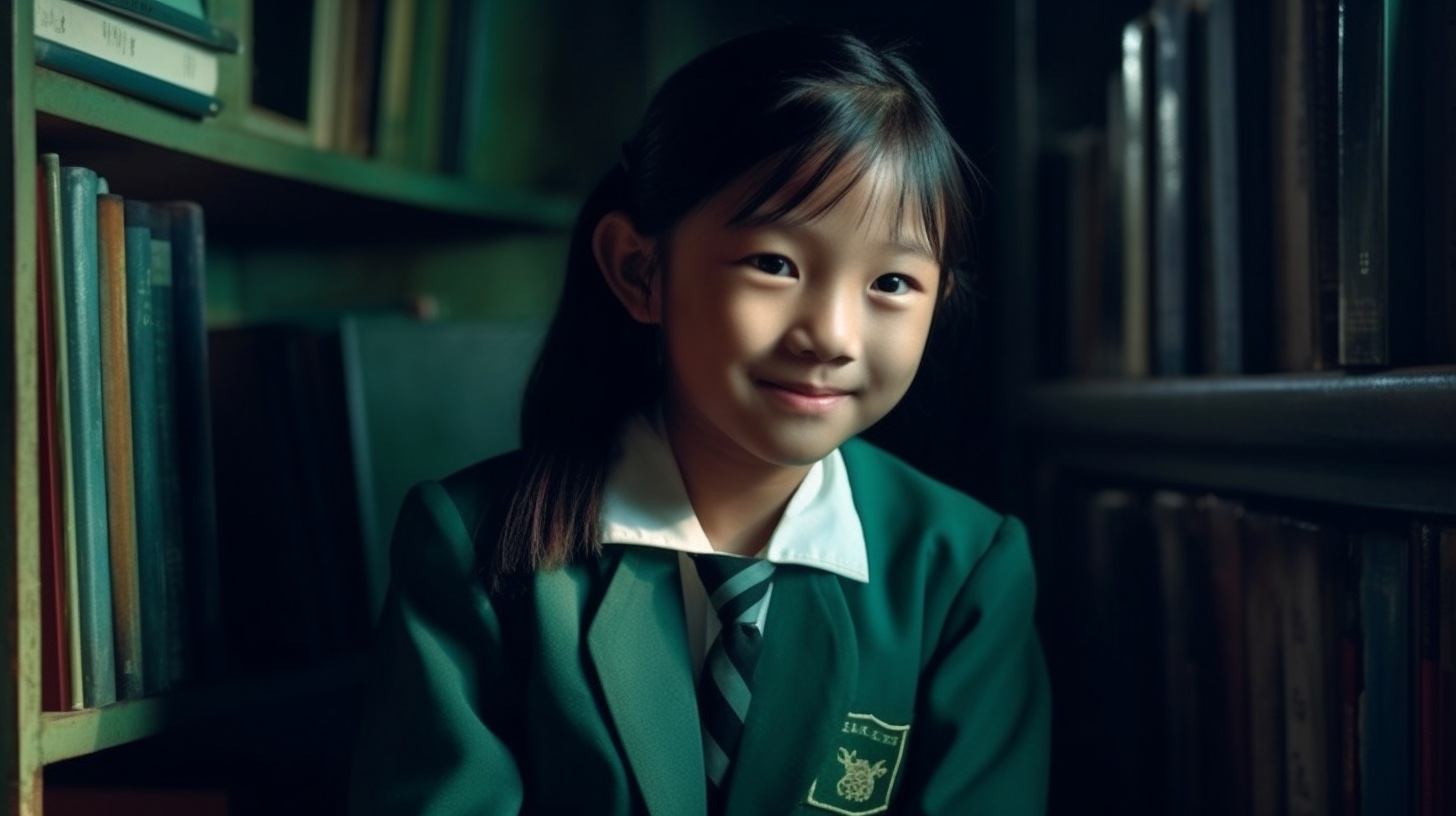 Edukate Tuition Center Girl In School Studying Mathematics Edukate